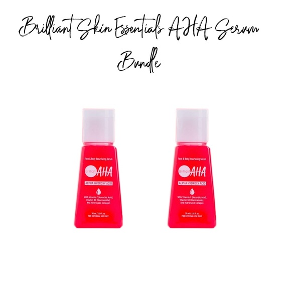 Skincare | 2 Brilliant Skin Essentials Aha Serum Bundle | Poshmark